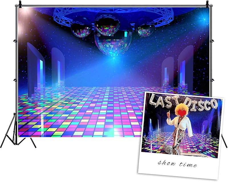 Discos Party Backdrop Discos Birthday Party Banner Music Dance Party ...
