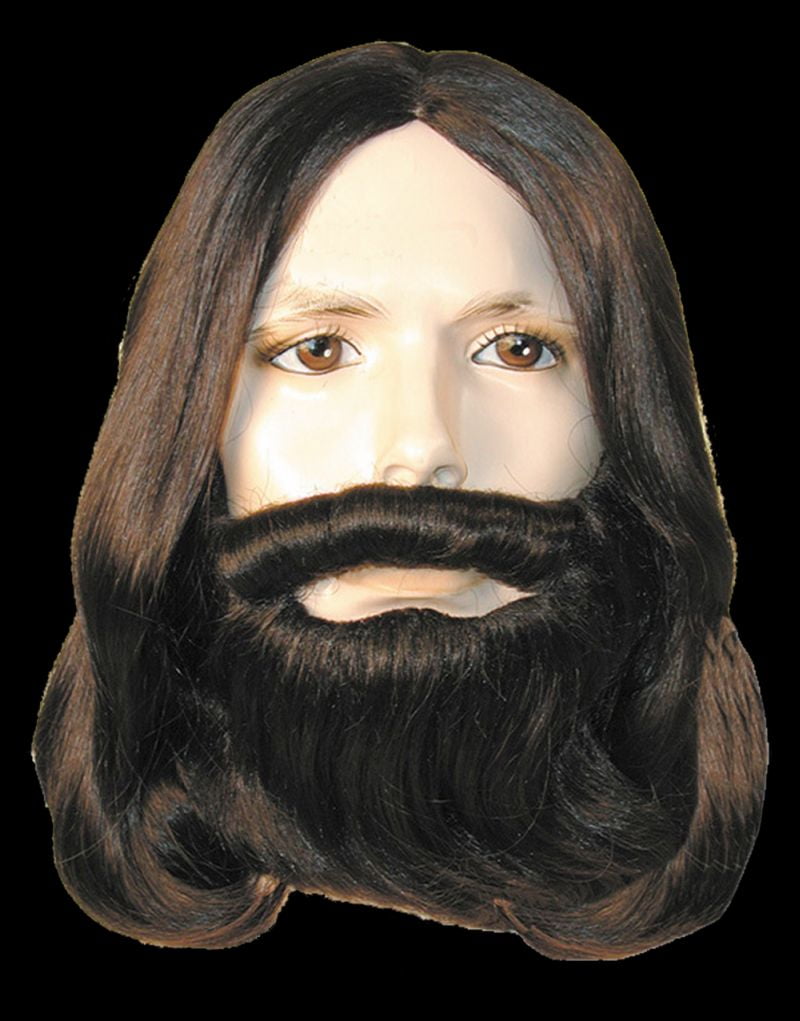 Discount Biblical Wig & Beard Set - Walmart.com