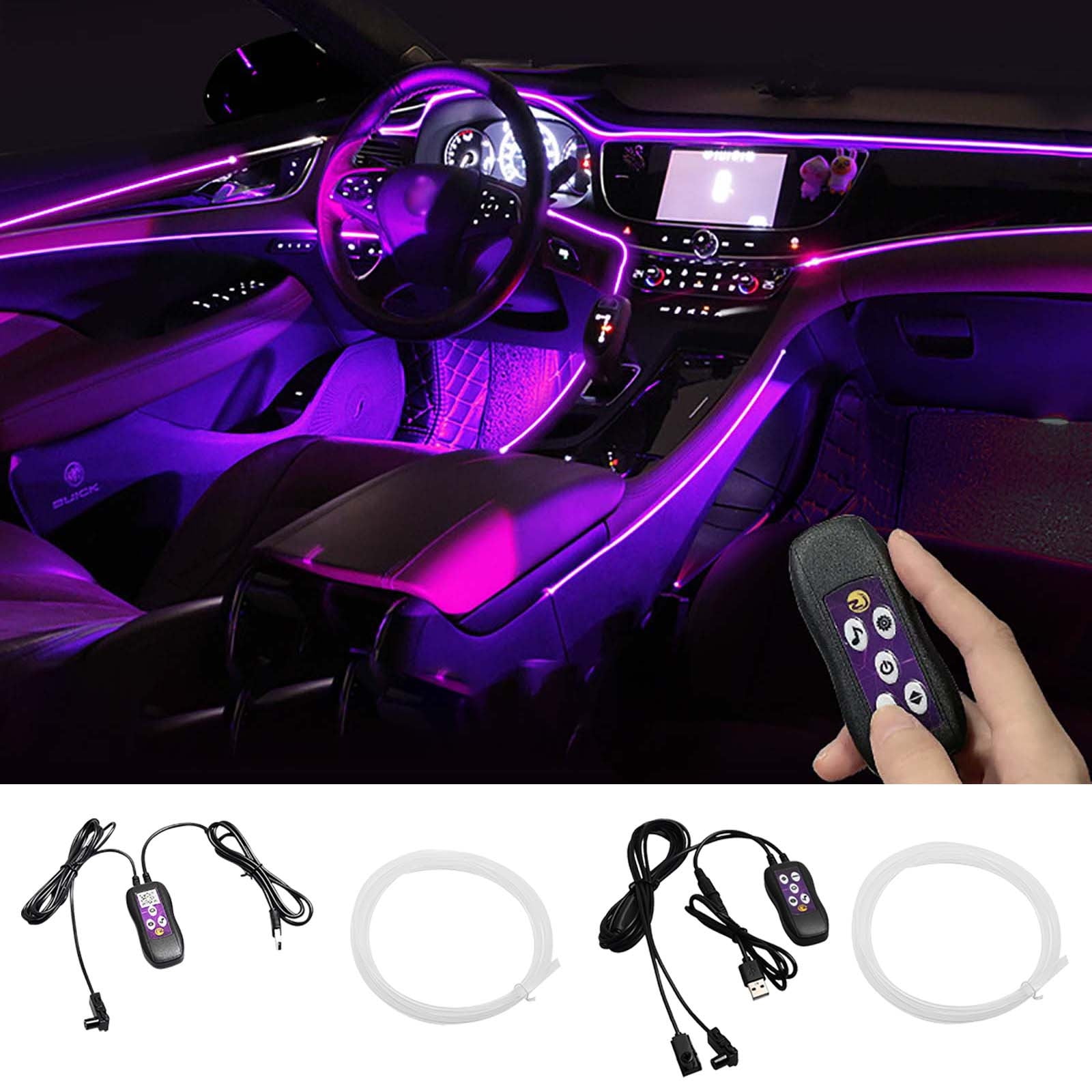 Discount Bonanza, Atmospheres Neon Strip Light, Car Interior Panel ...