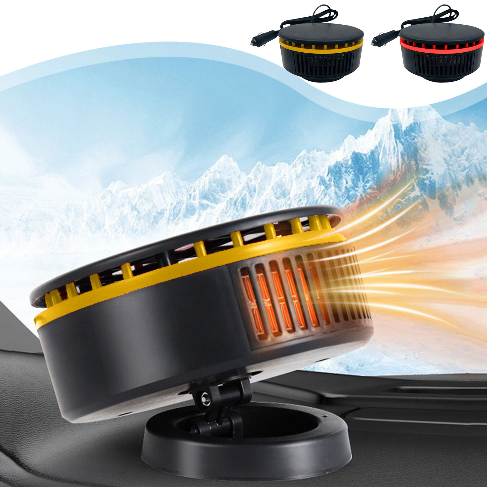 Discount Bonanza,Car Heater 12V Adjustable – 360 Degree Universal ...