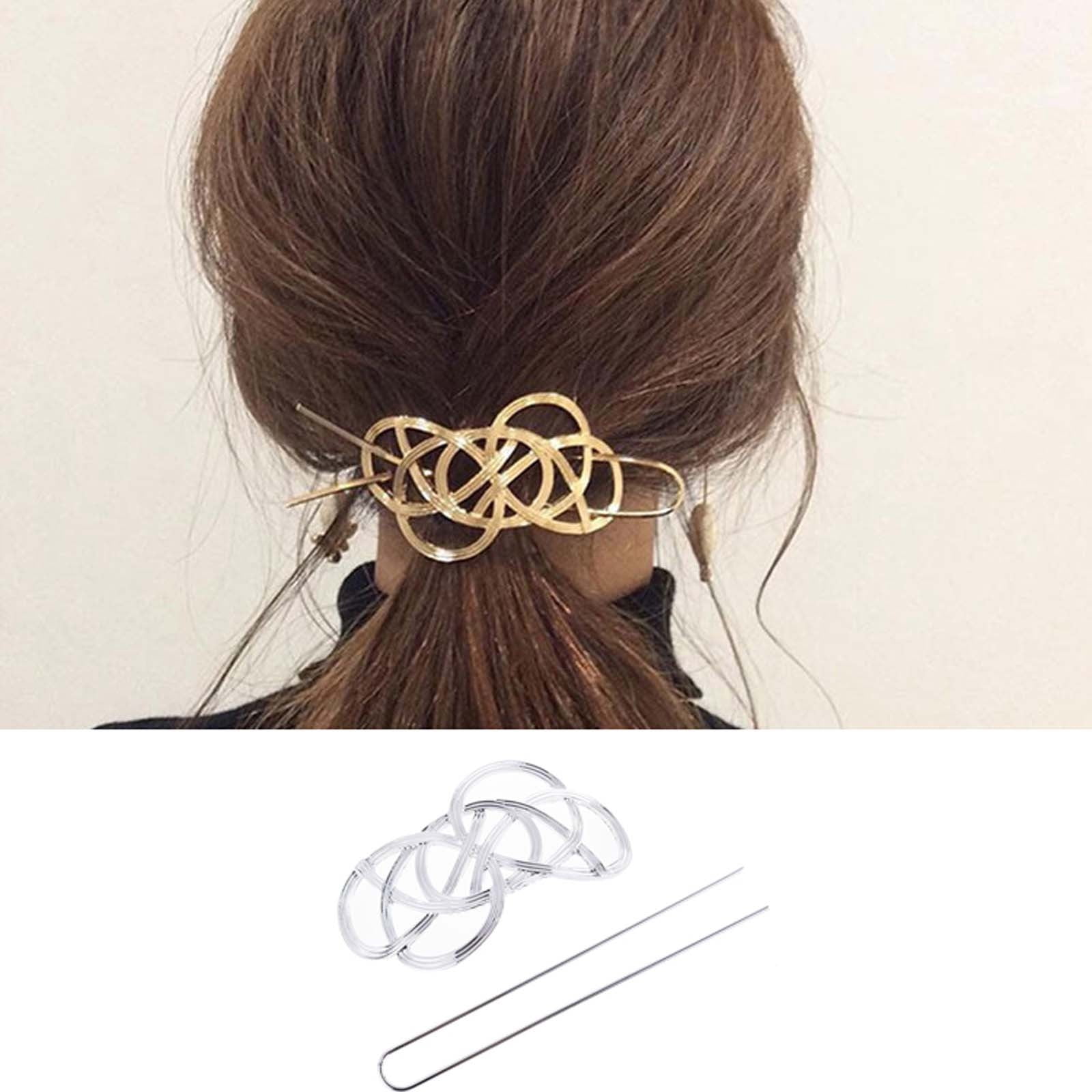 Discount Bonanza, Hair Jewelry Hoop Pins, Hollowed Out Pattern, Durable ...
