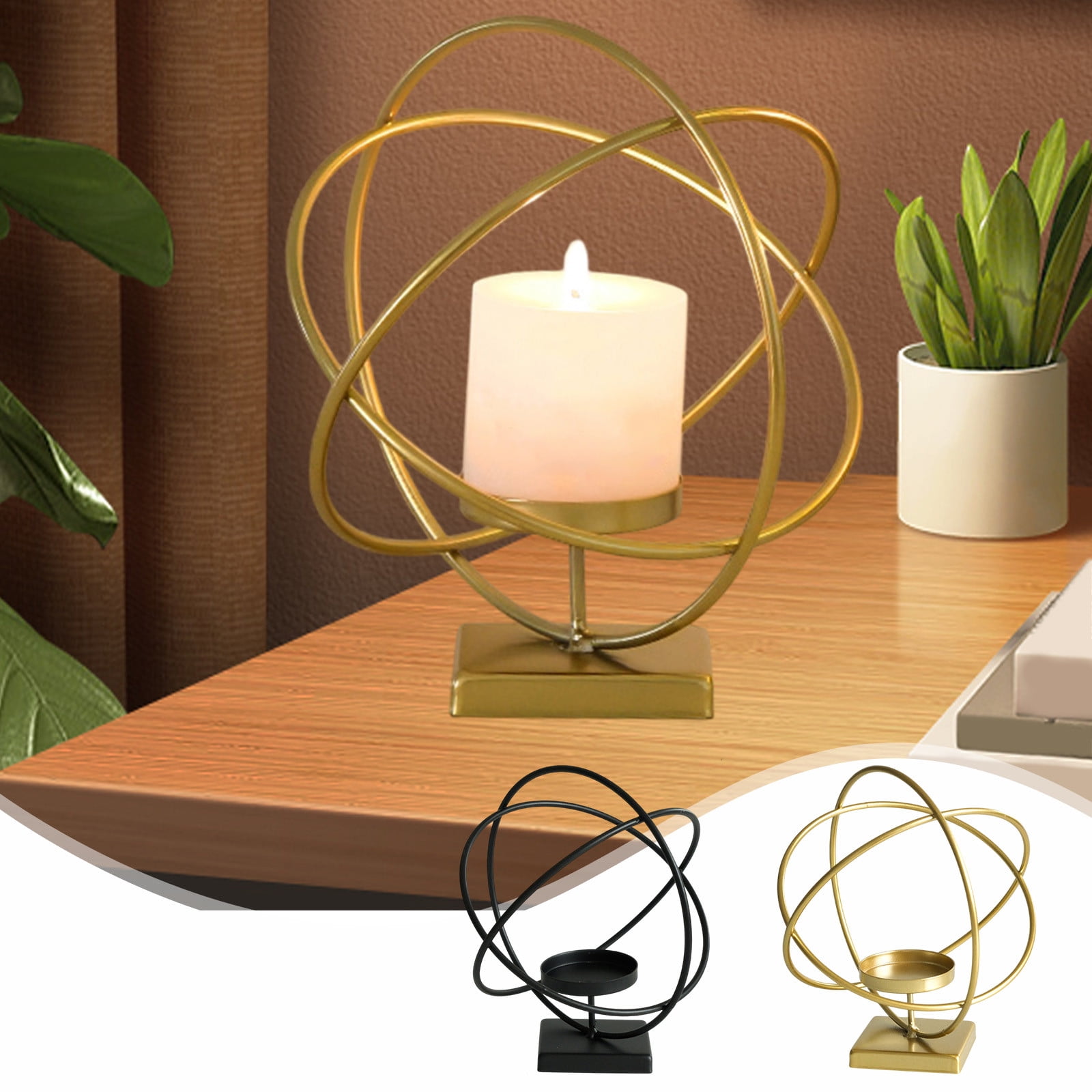 Discount Bonanza, Iron Candlestick Ornaments, Restaurant Decor, Table ...