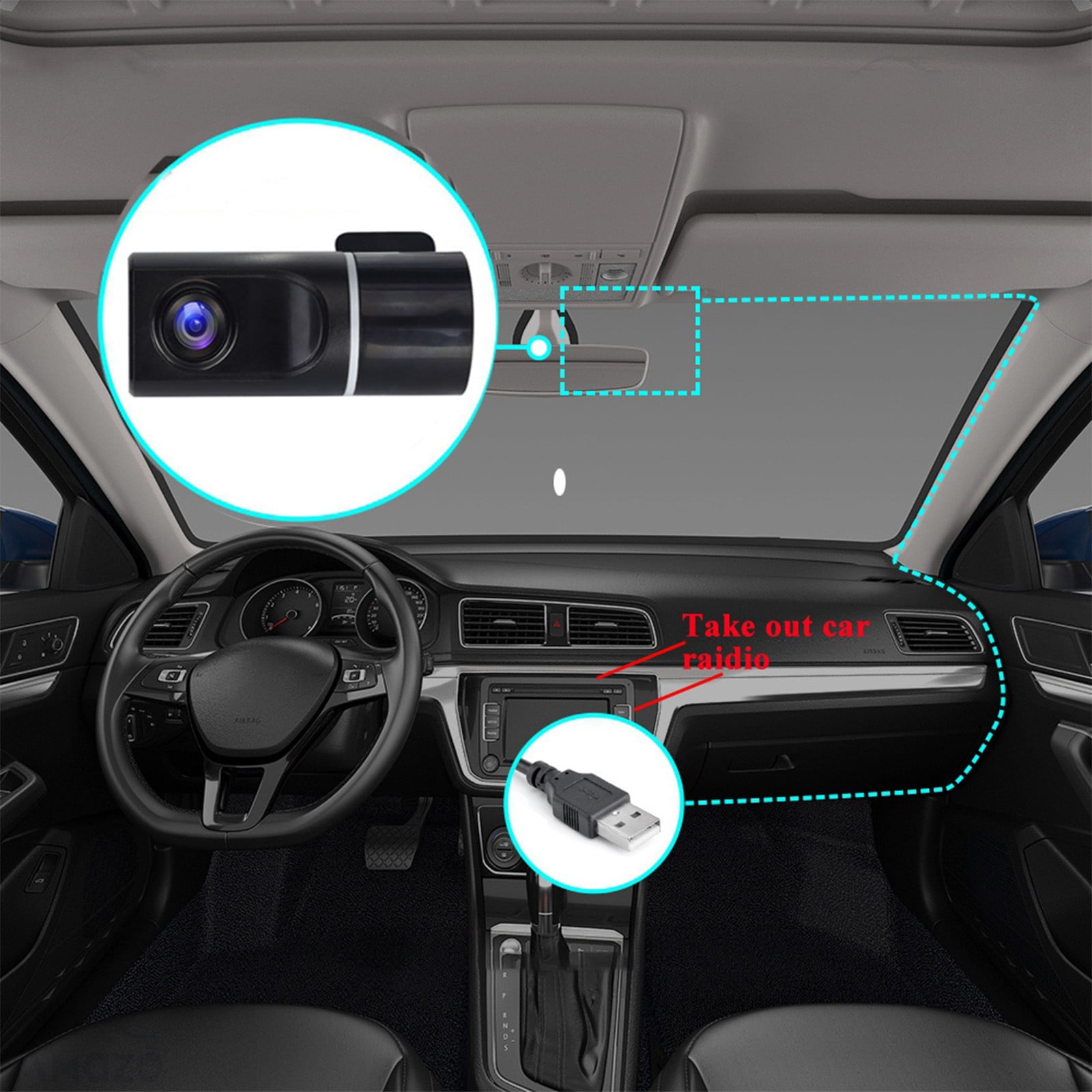 Discount Ends Soon, 1080P Dash Cam, Front Dash Camera for Cars, G ...