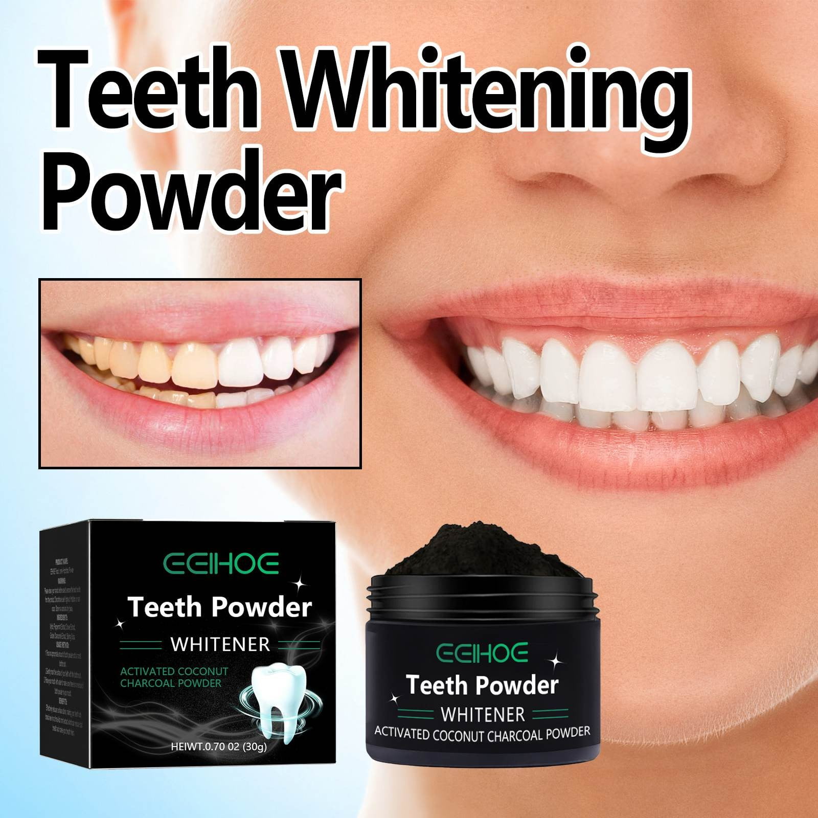 Discount Galore, Probiotic Tooth Brightening and Whitening Powder - For ...