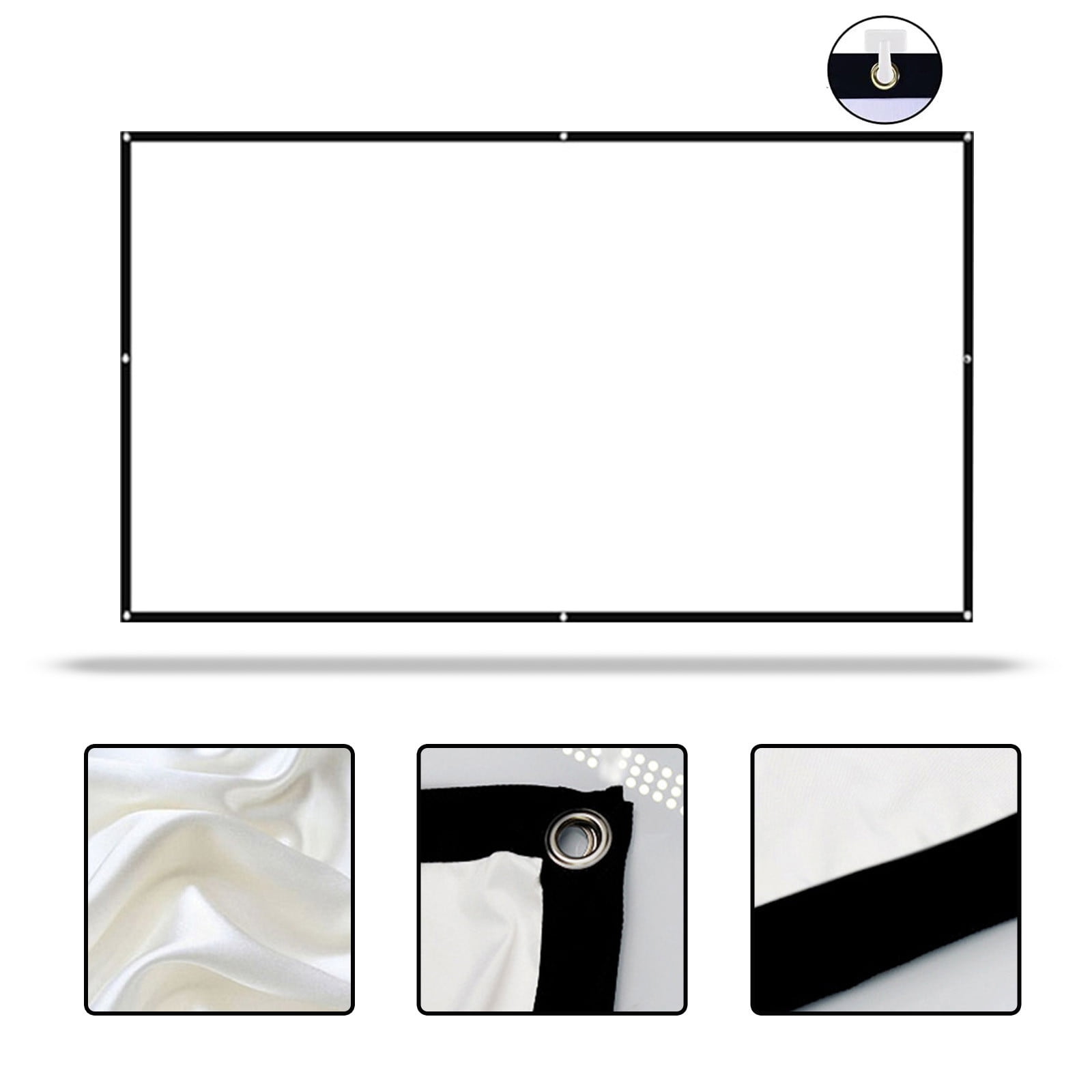 Discount Galore, Projector Screen, Movie Projection Screen, Foldable ...
