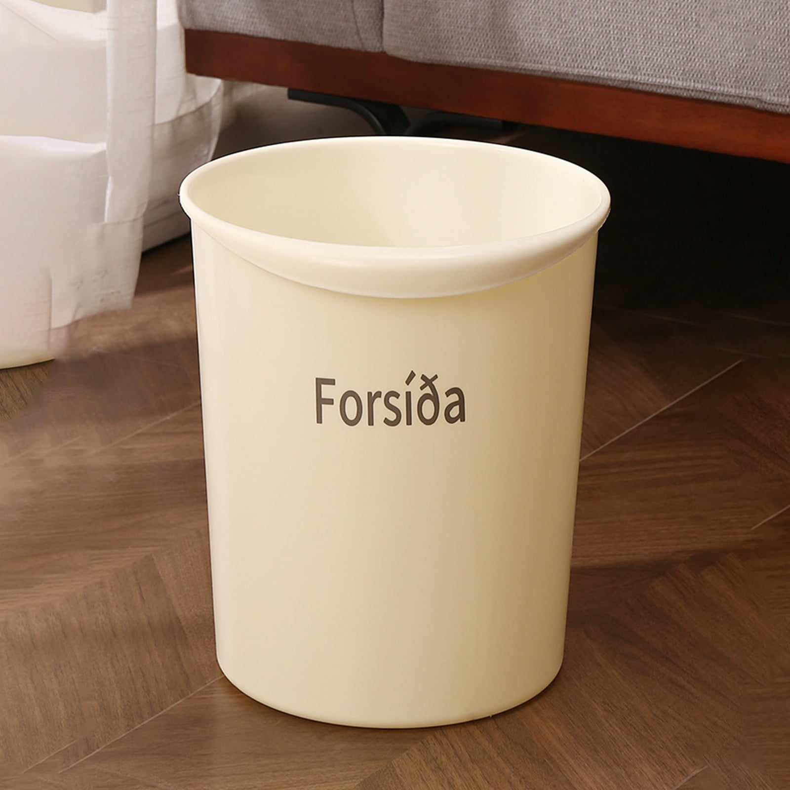 Discount Galore, Space-Saving Flip Top Trash Can - Press-Down Lid ...