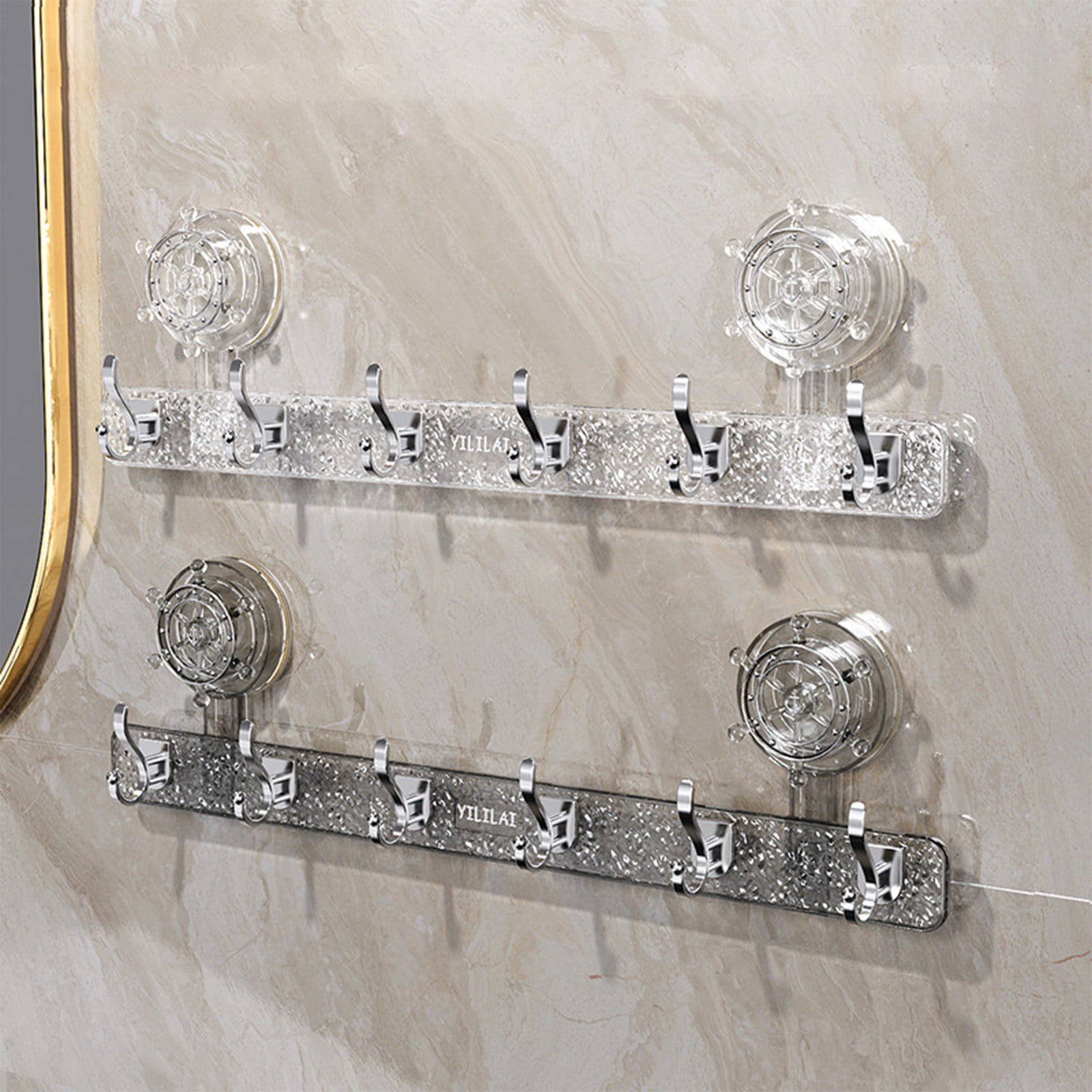 Discount Galore, Strong Load Suction Cup Hooks, Hole-less Bathroom ...