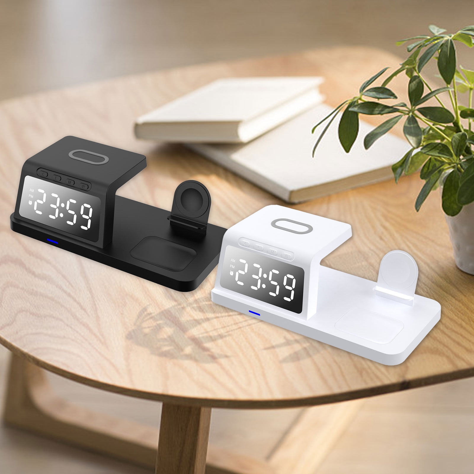 Discount Galore, Wireless Charging Station with Digital Alarm Clock,15W ...
