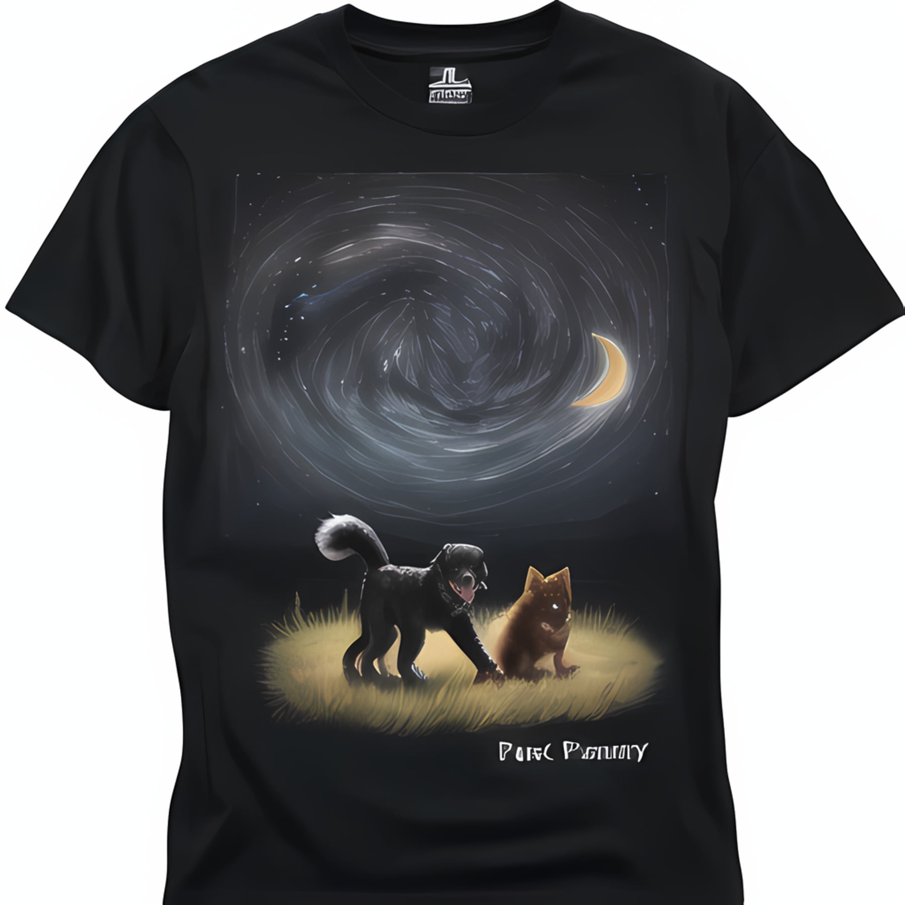 Discover Bold Geometry Intriguing Black T Shirt With Mesmerizing Chest