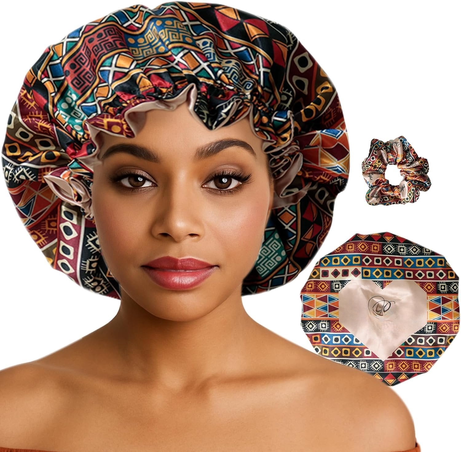 Discover Double Layer Silk Satin Bonnets Designed for Hair Protection ...