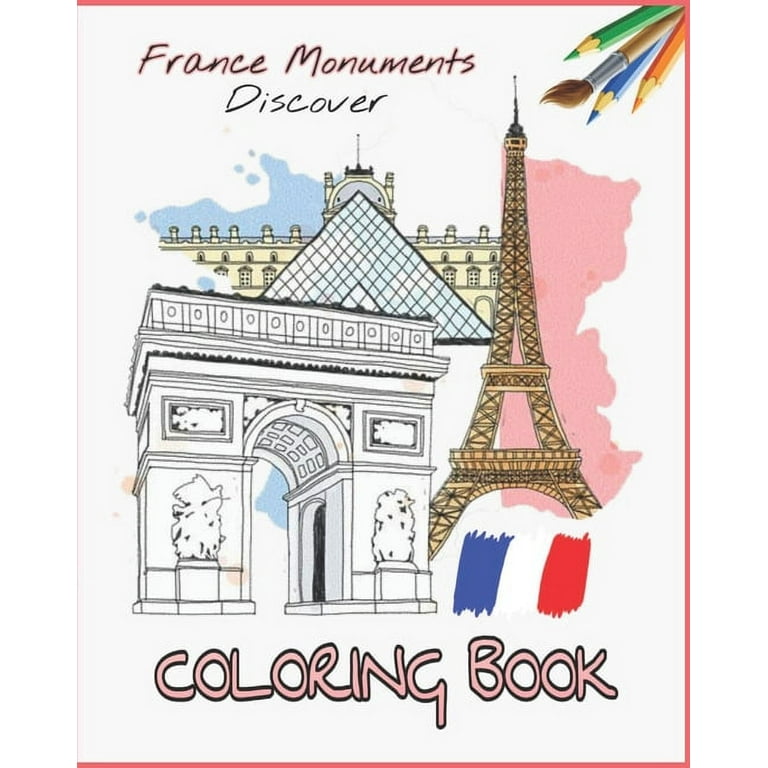 eiffel tower coloring book pages