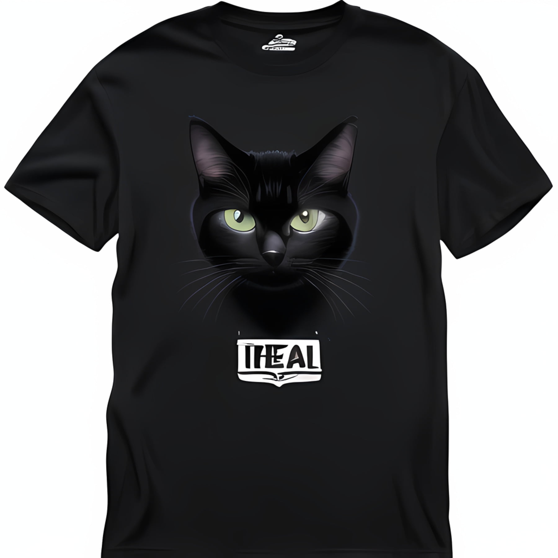 Discover Intriguing Black Cat Graphic T-Shirt Unleash Your Mysterious ...