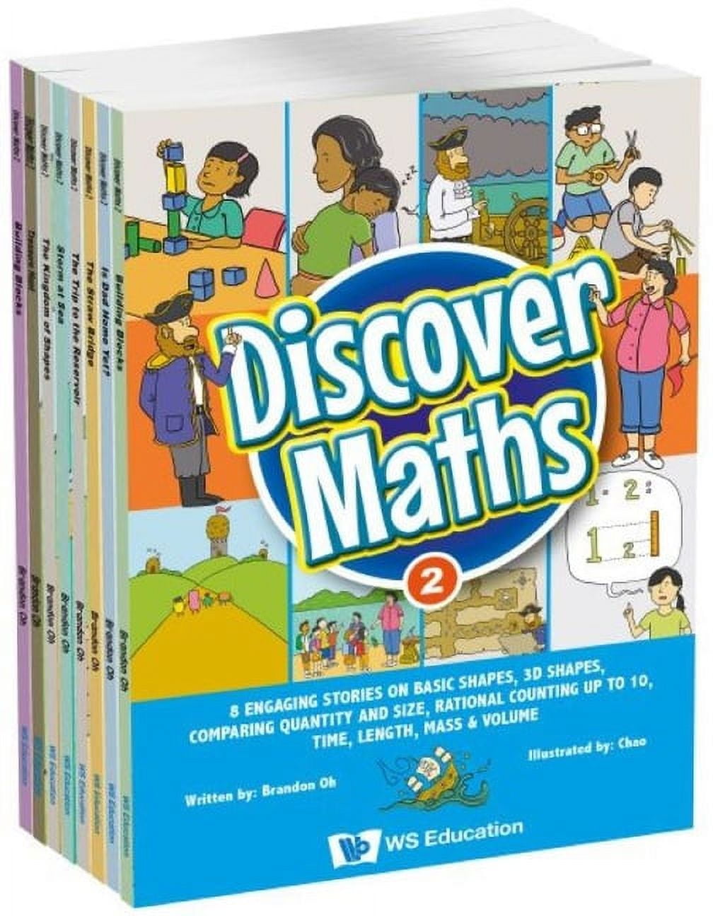 Discover Maths 2: 8 Engaging Stories on Basic Shapes, 3D Shapes ...