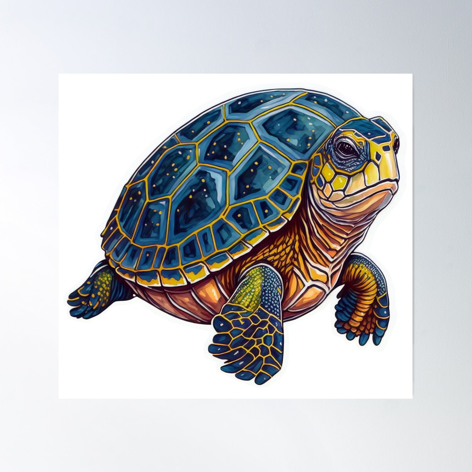 Discover The Serenity Of The Ocean With Our "Sea Turtle Watercolor ...