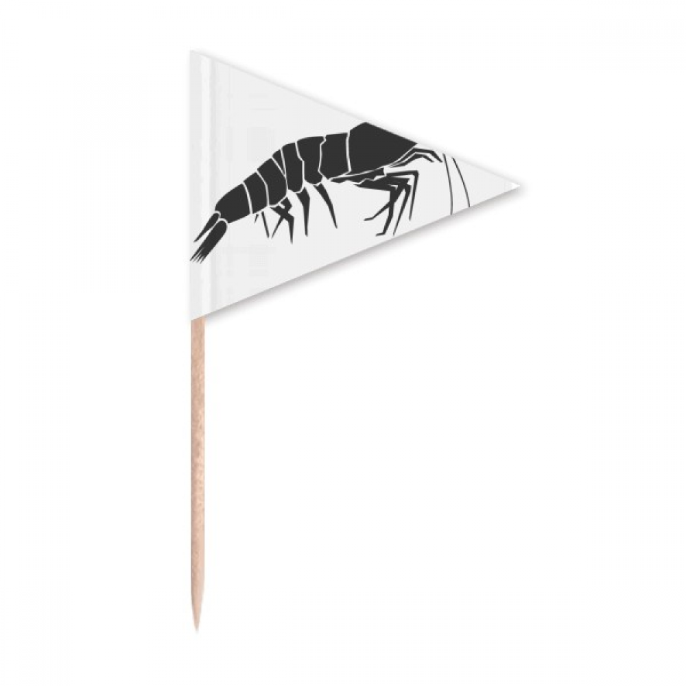 Discover World Shrimp Marine Organism Toothpick Triangle Cupcake ...