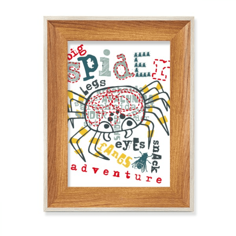 Discover World Spider Adventure Pattern Desktop Wooden Photo Frame ...