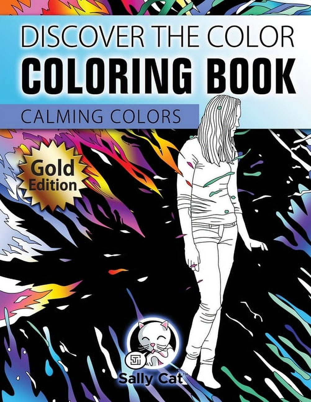 Discover the Color Coloring Book: Calming Colors - Gold Edition ...