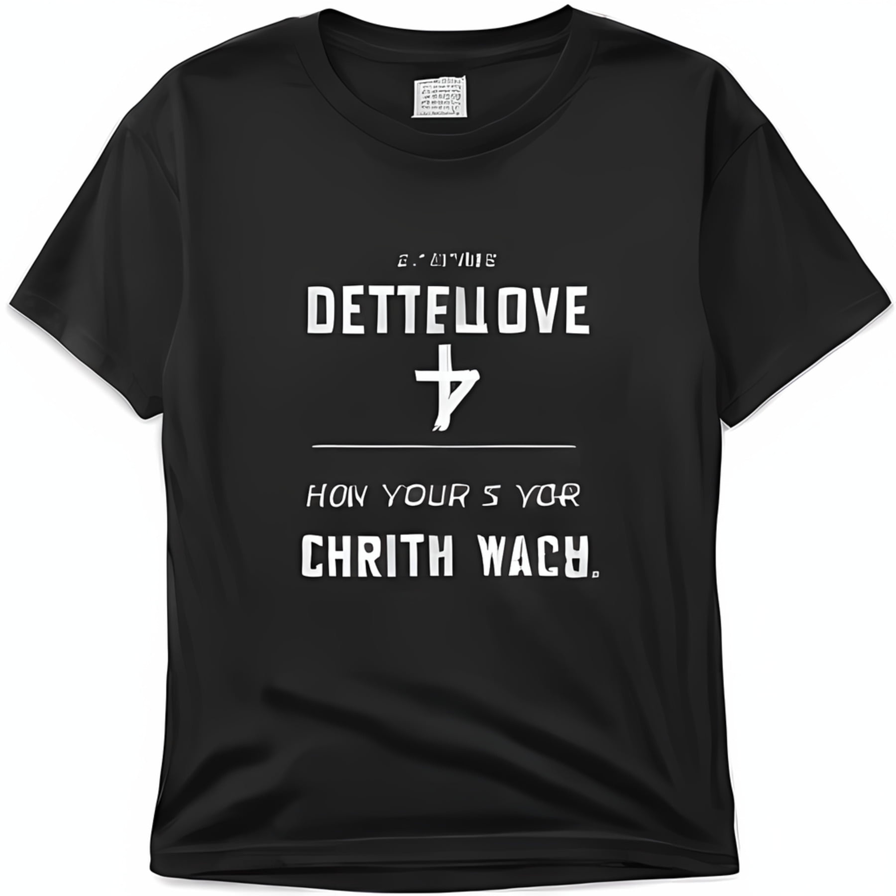 Discover the Intriguing Chest Graphic on Our Black T-Shirt Unveil the ...