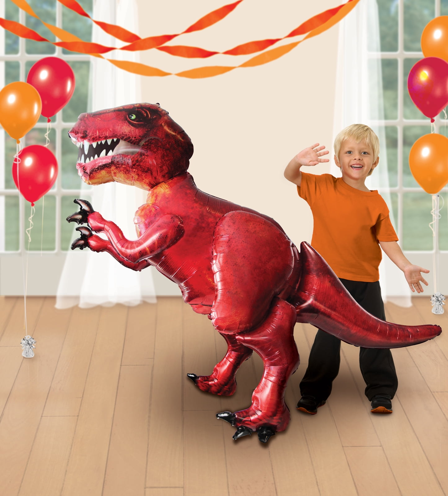 Discovering Dino T-Rex Airwalker Foil Balloon - Walmart.com