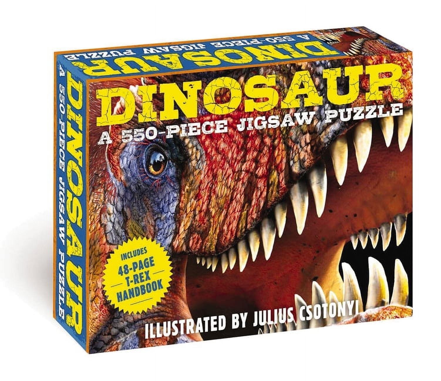 Discovering: Dinosaurs: 550-Piece Jigsaw Puzzle and Book: A 550-Piece ...