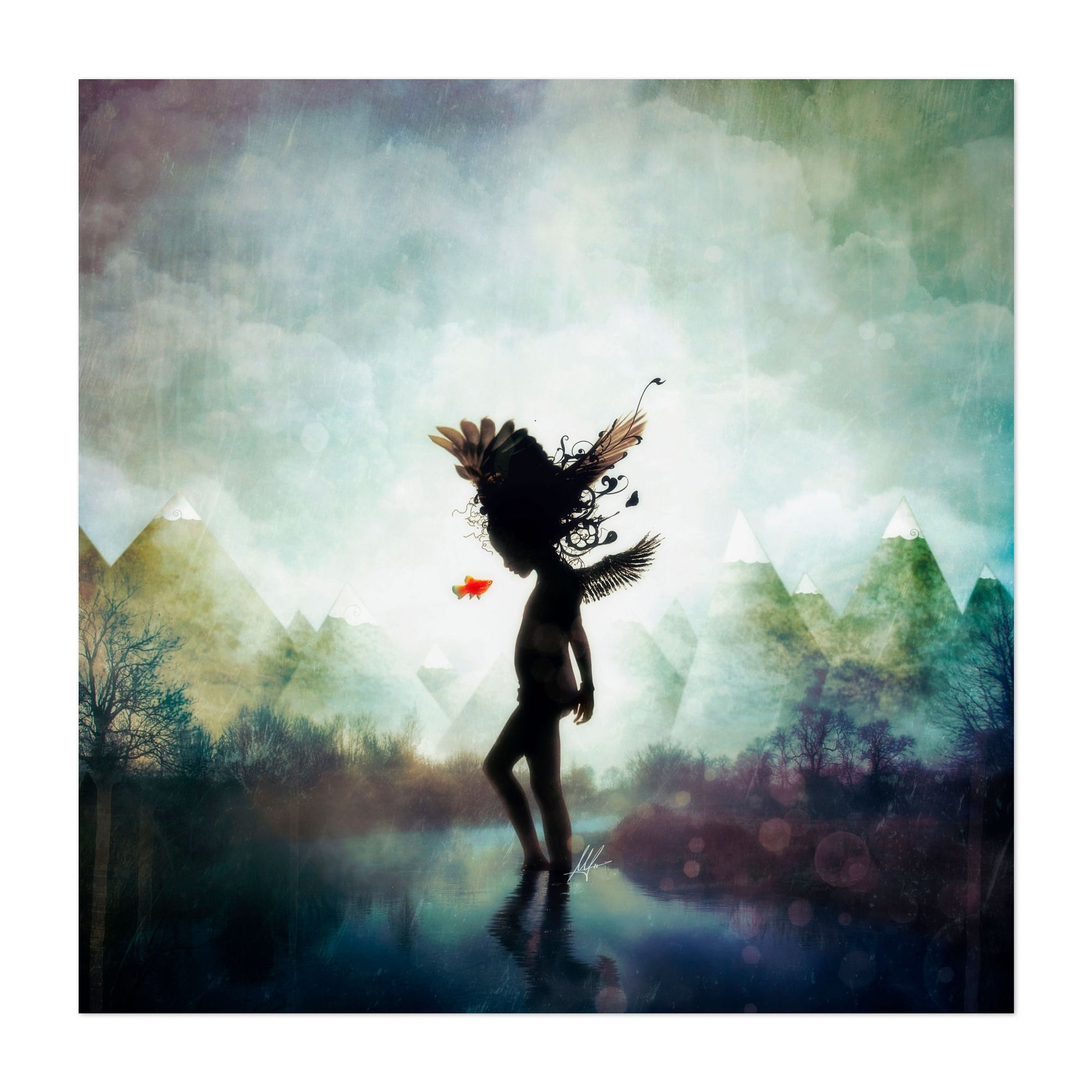 Discovery - Digital Art Surrealism Silhouette Mystical Fantasy Abstract ...