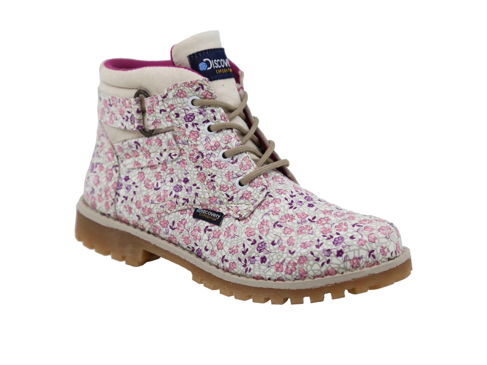 Discovery Expedition Kids' Outdoor Boot Nattai Pink Flowers 11980 ...