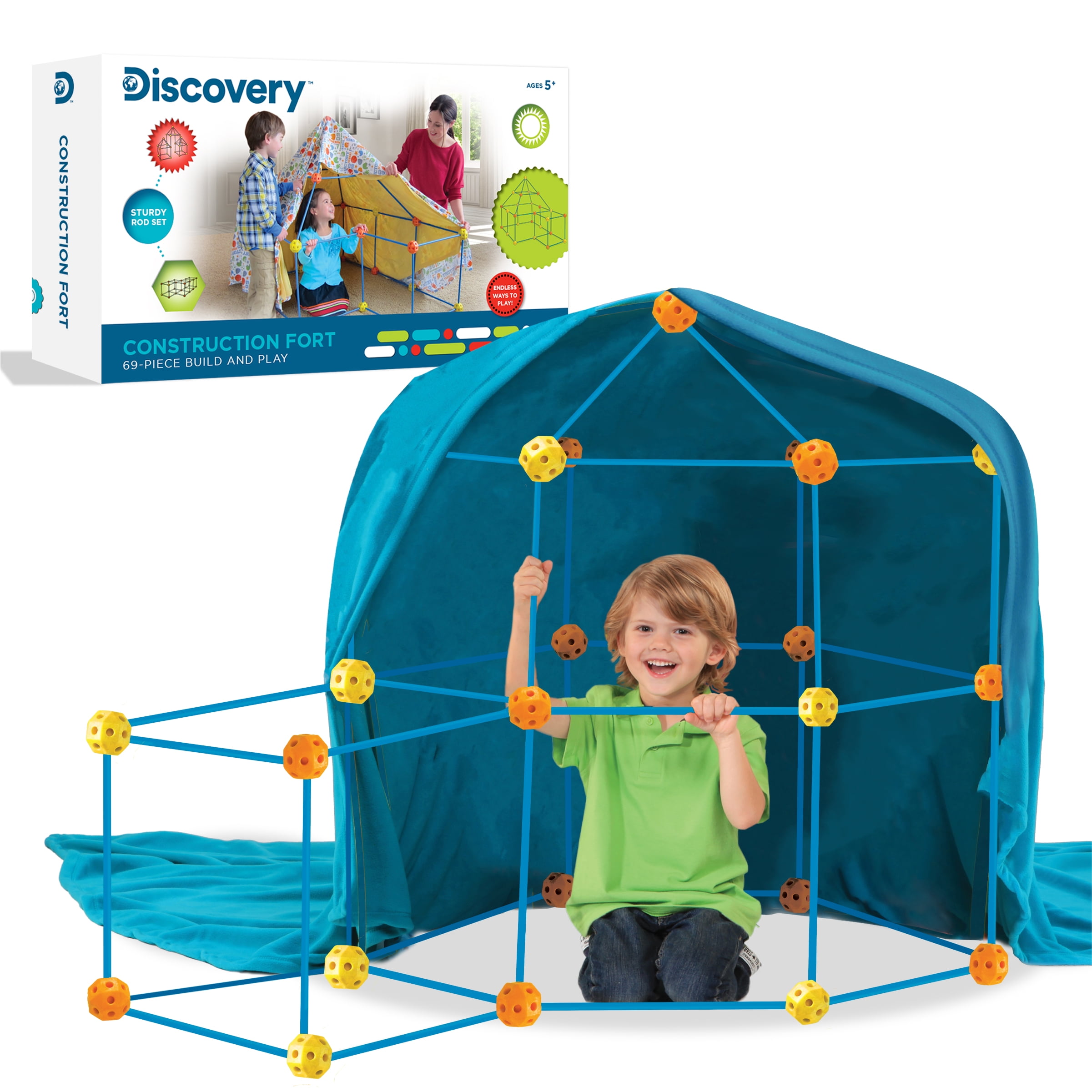 Discovery Flexible Construction Fort Building Set - Walmart.com