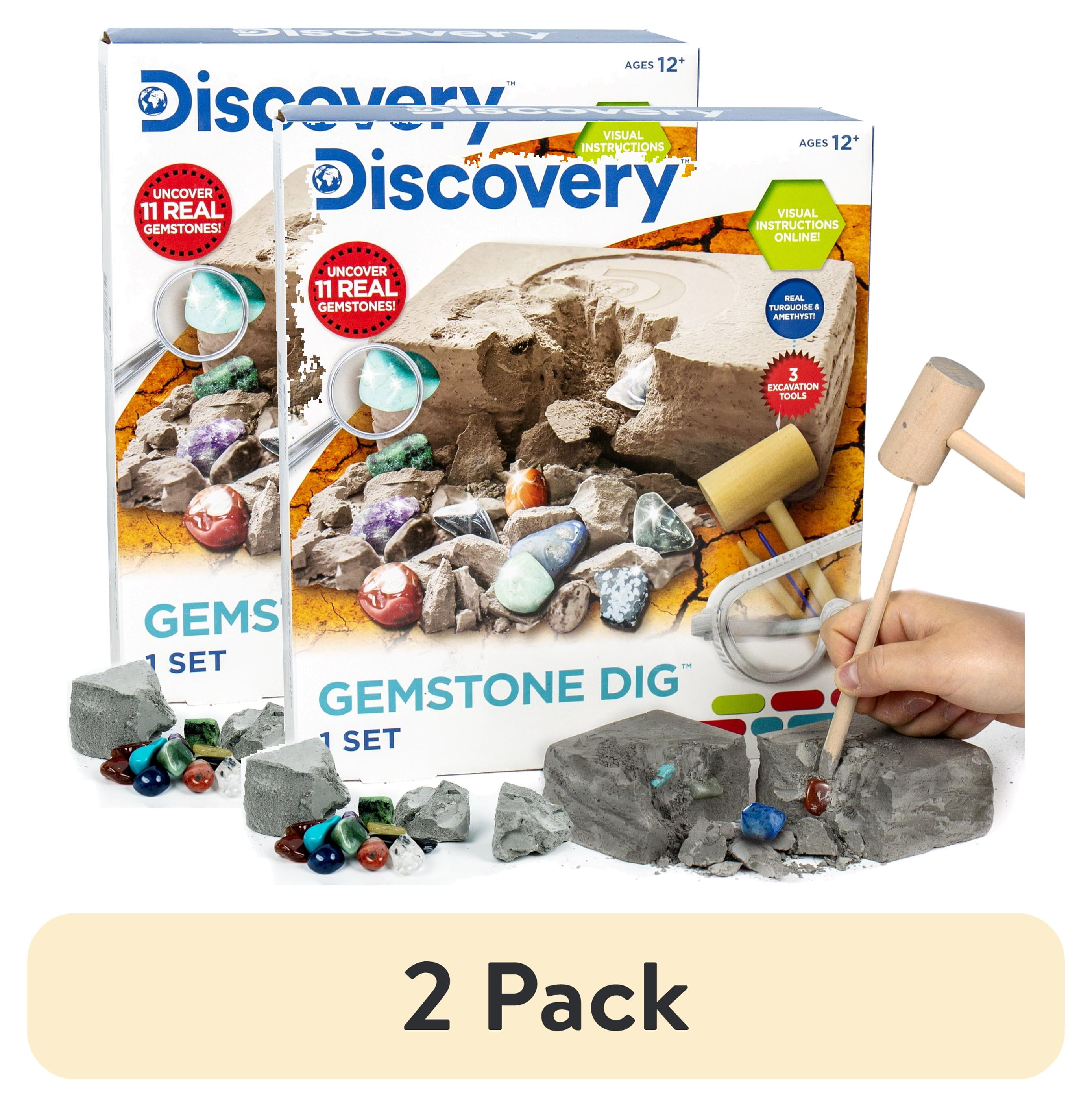 (2 pack) Discovery Gemstone Dig, Boys and Girls, Teens, Ages 12 ...