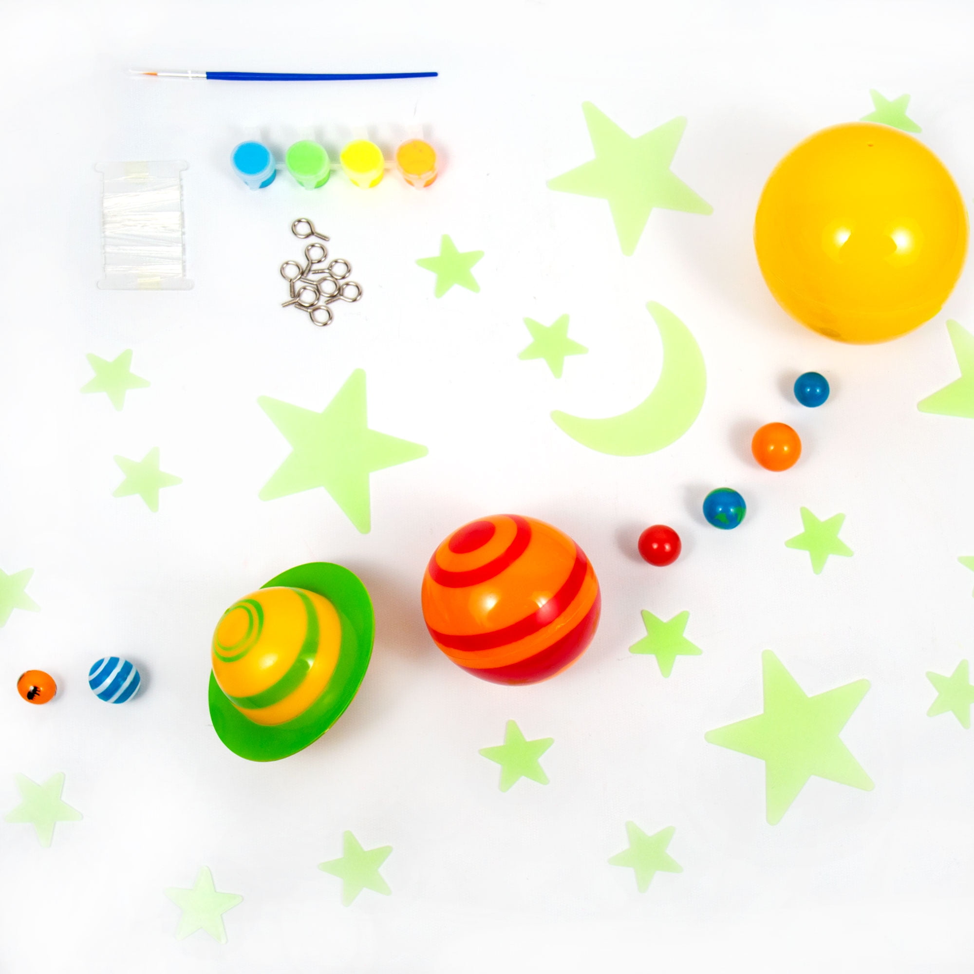 Discovery Kids™ STEM Space Science Toy, Glowing Solar System Project ...