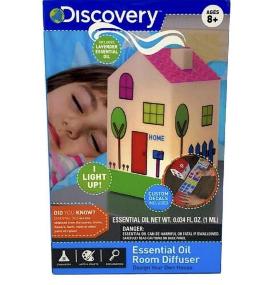 Discovery Kids Essential Oil Room Diffuser Design Your Own House Ages 8 ...
