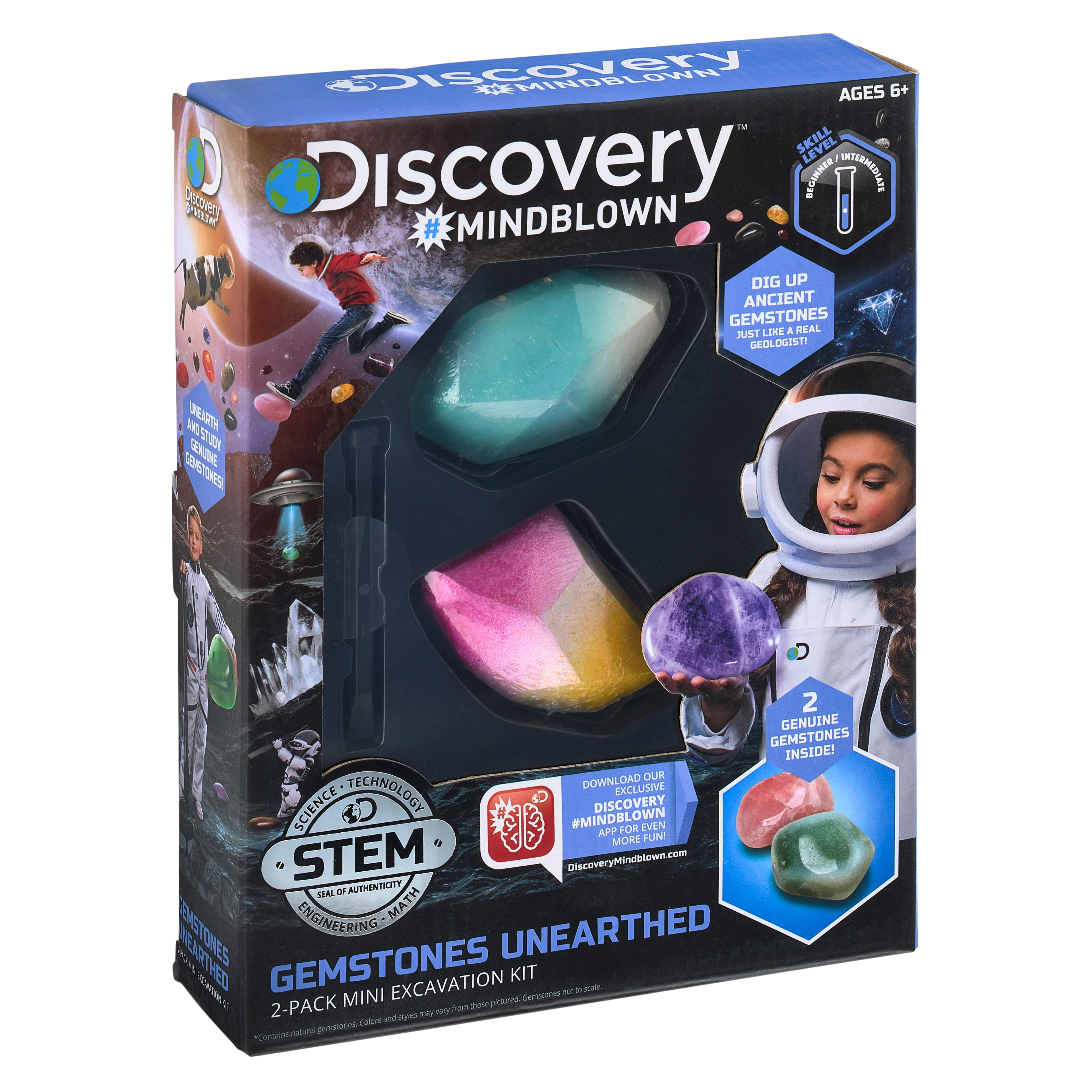 Discovery™ #Mindblown Gemstone Excavation Kit - Walmart.com