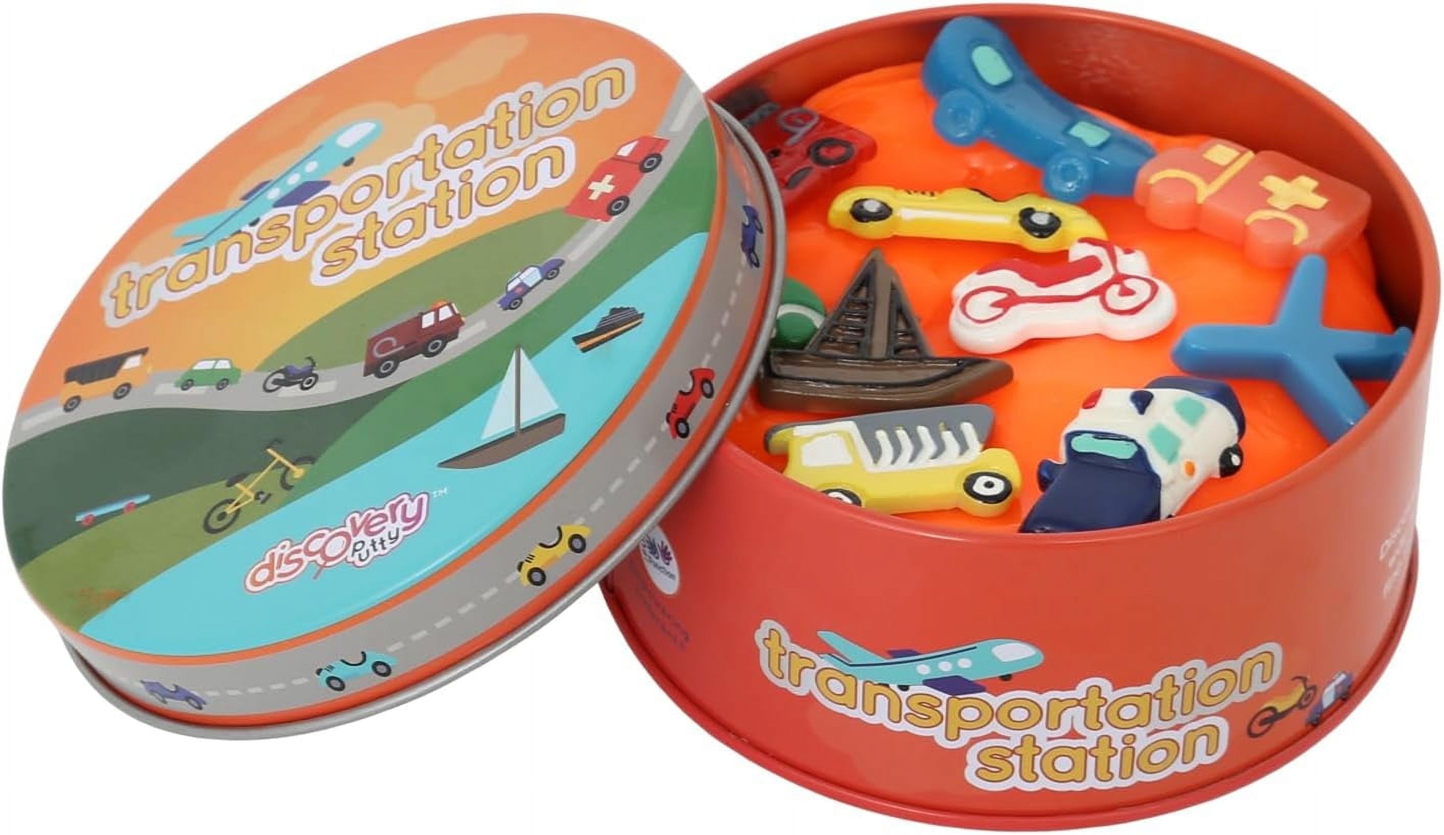 Fun and Function Discovery Putty Transportation Station - Sensory Toy ...