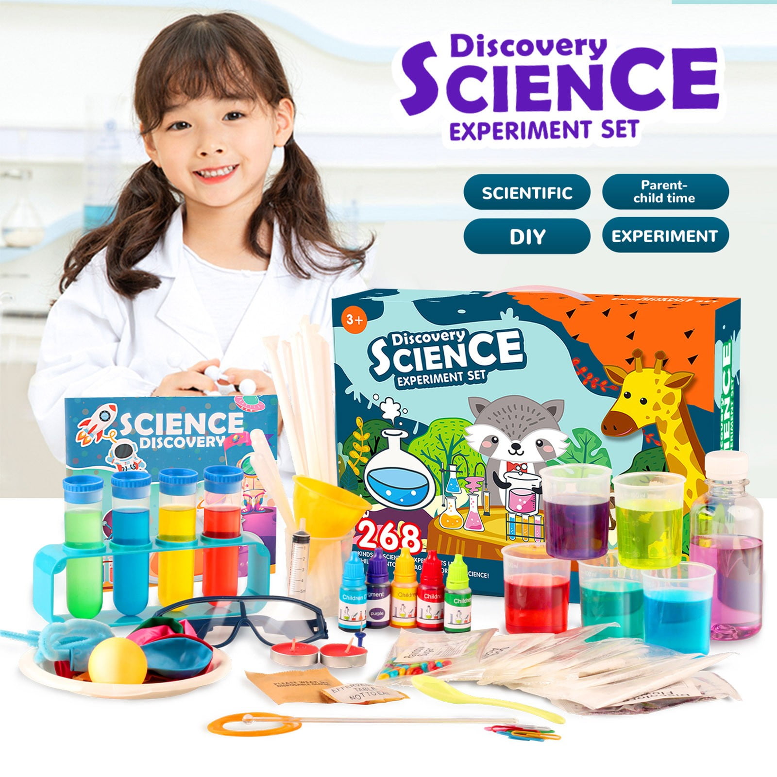 Discovery Science Experiment Set Science Experiment Kit with 268 DIY ...