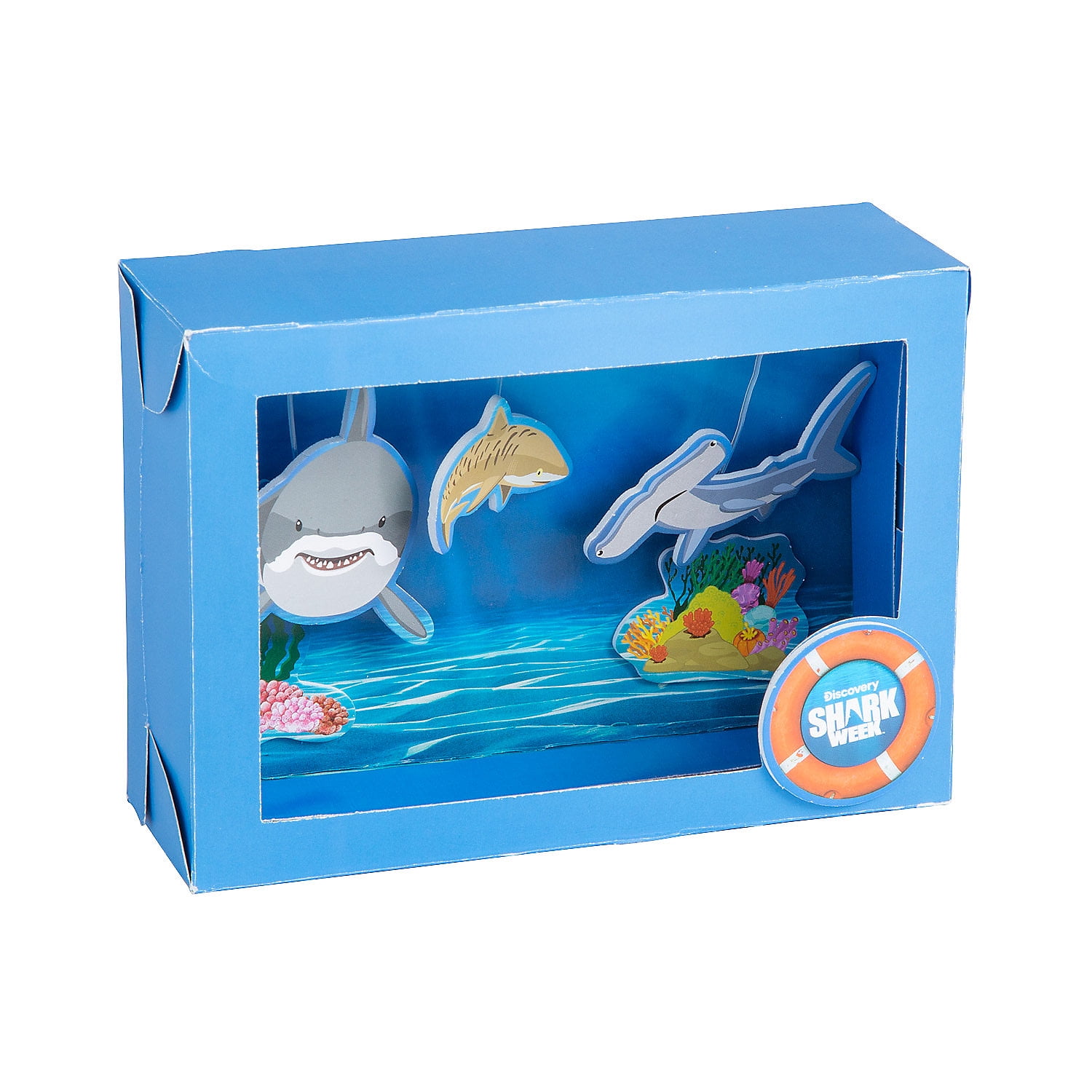 Discovery Shark Week™ Aquarium Box Craft Kit – Makes 12 - Walmart.com