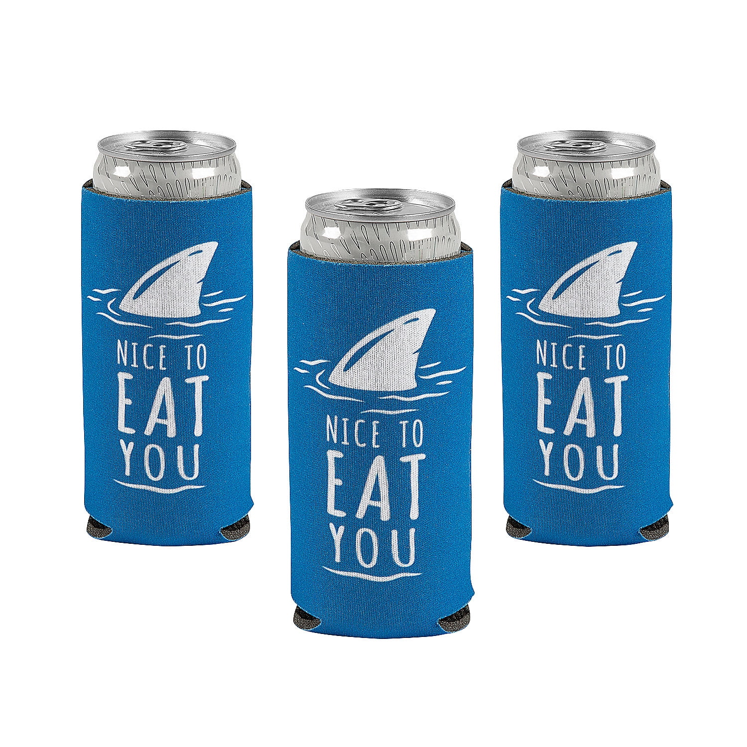 Discovery Shark Week Premium Slim Can Coolers - 12 Pieces - Walmart.com
