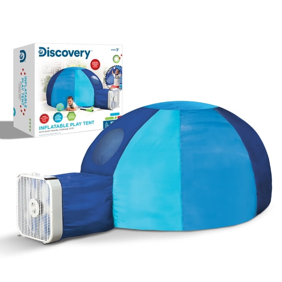 Discovery AirFort Kids Indoor Play Tent - Quick Inflation, Child-safe ...