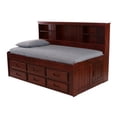 Discovery World Furniture - Twin Size Bed Frame with Headboard Bookcase ...