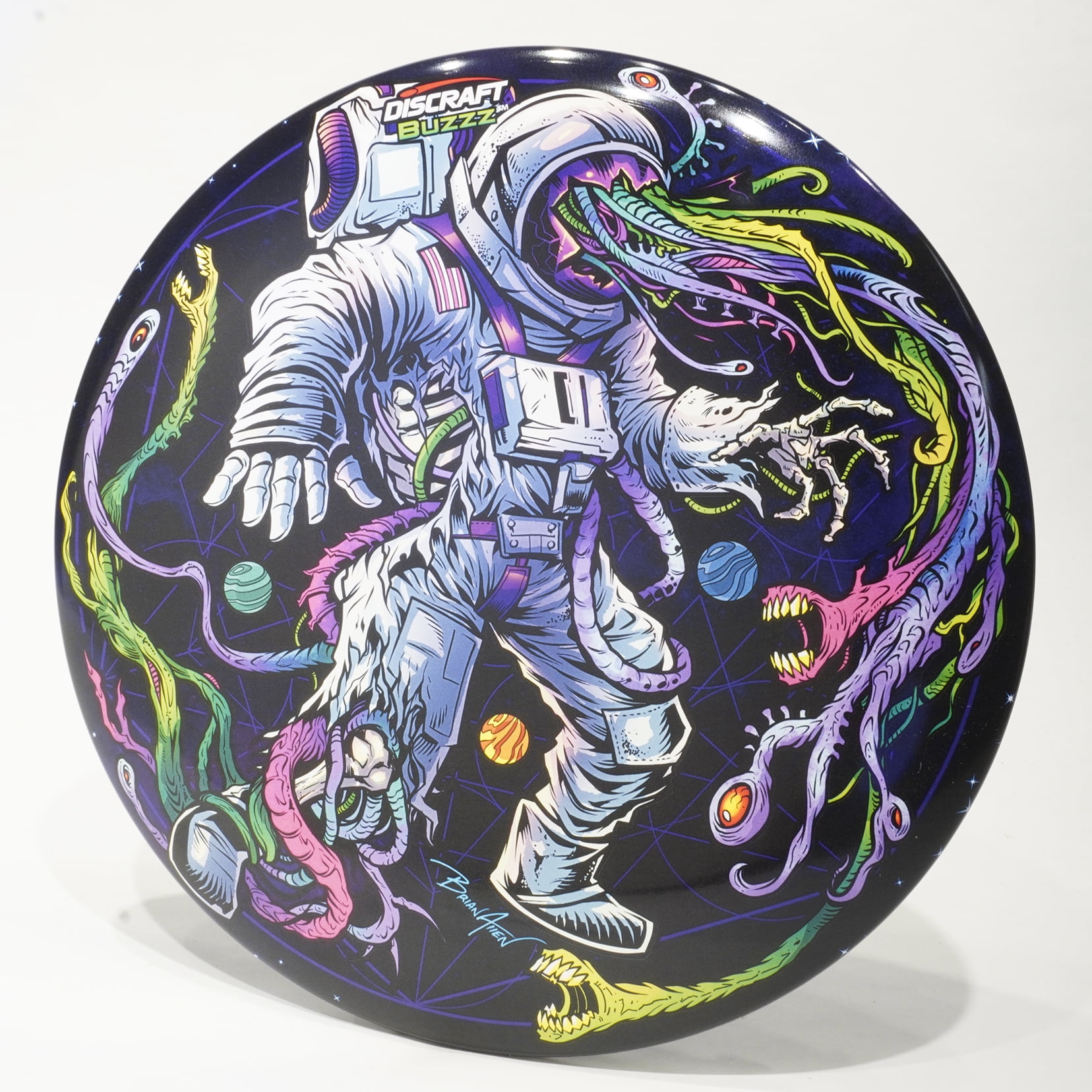 Discraft Brian Allen Super Color ESP Buzzz Astronaut Disc Golf Midrange ...