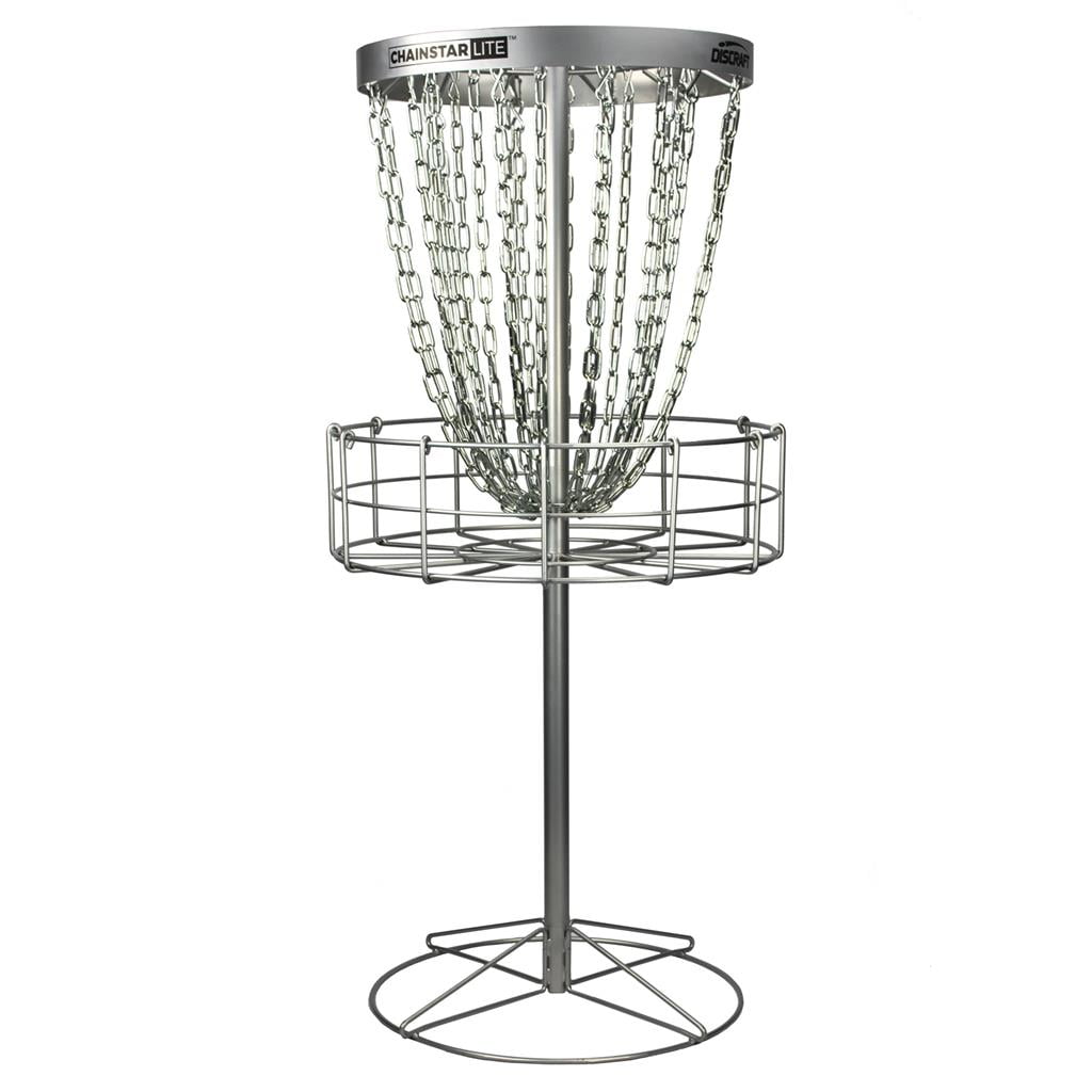 Discraft Chainstar Lite Portable Disc Golf Target Silver - Walmart.com