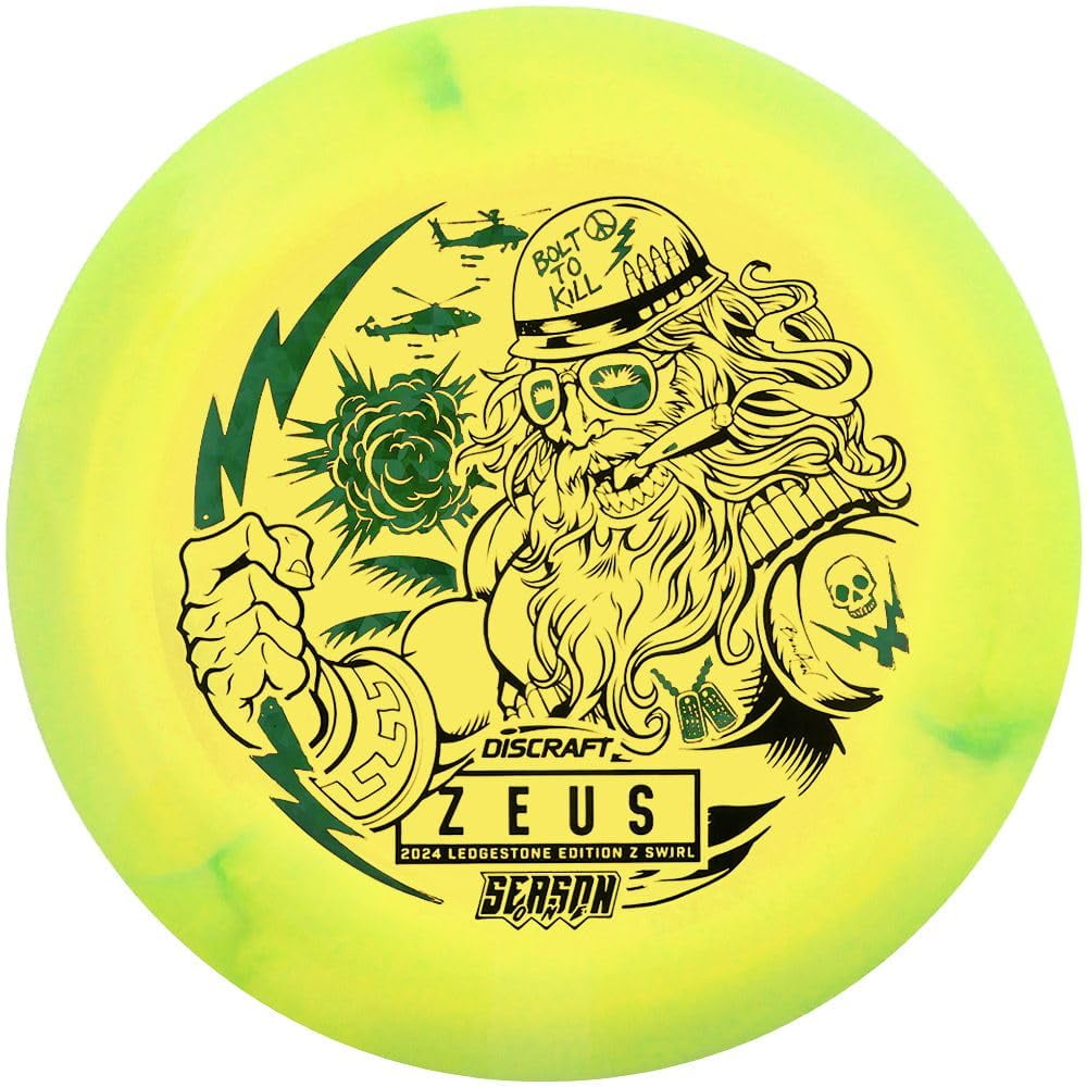 Discraft Limited Edition 2024 Ledgestone Open Swirl Elite Z Zeus ...