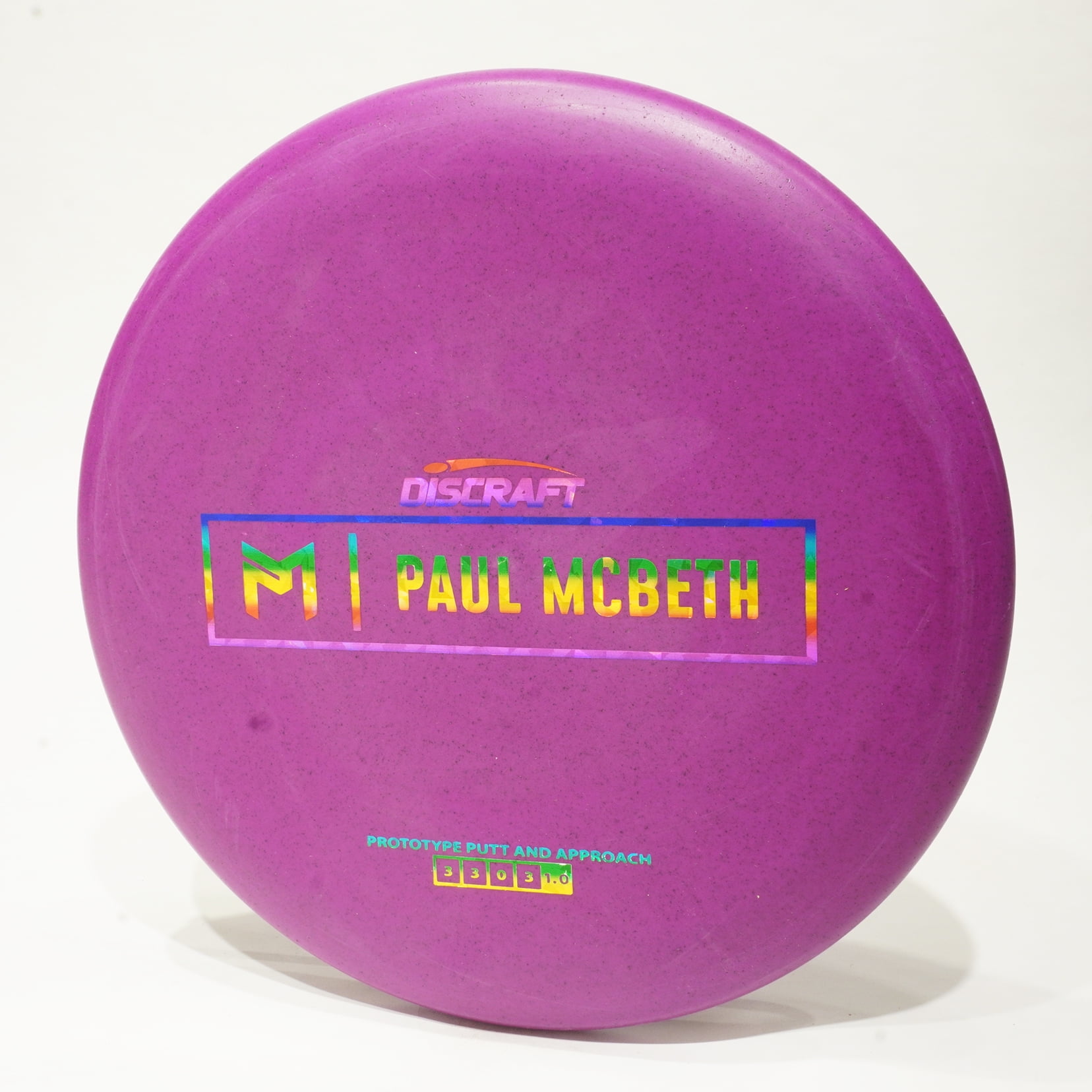Discraft Prototype Paul McBeth Rubber Blend Kratos Disc Golf Putter ...