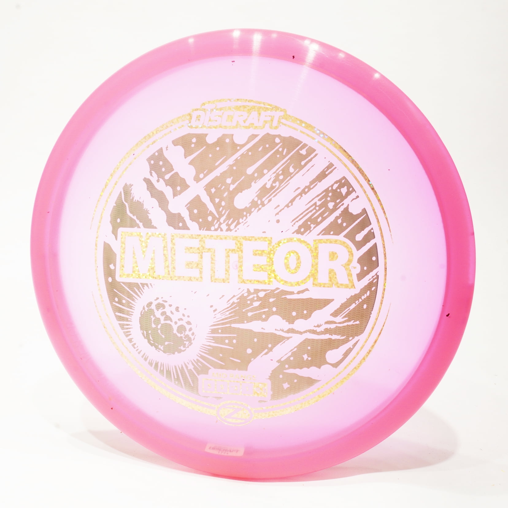 Discraft Reimagined Z Meteor Disc Golf Midrange Disc, Pick Your Disc 177+g Pink w/ Silver Stamp ...