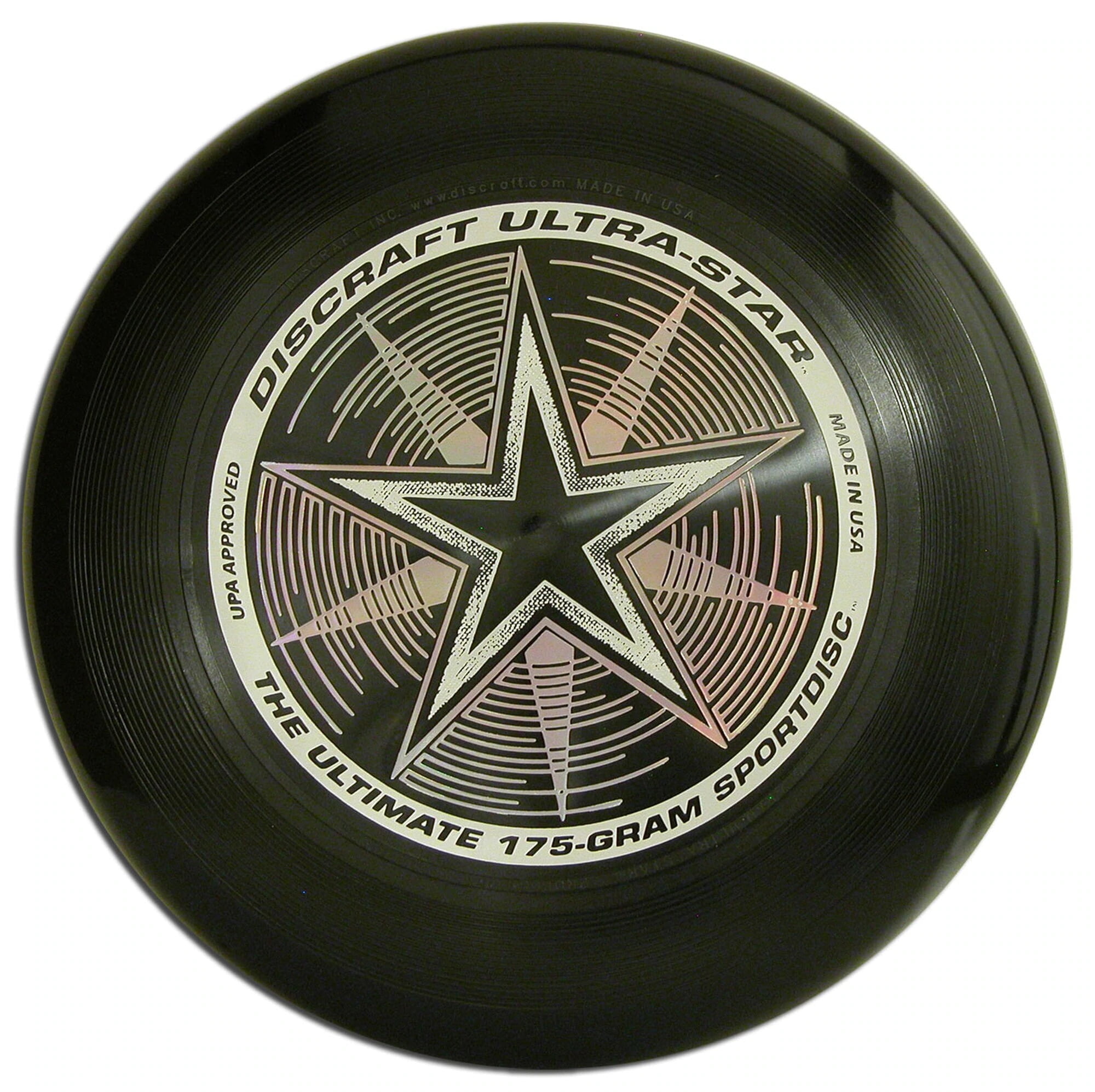 Discraft ULTRA-STAR 175g Ultimate Frisbee Disc - BLACK - Walmart.com