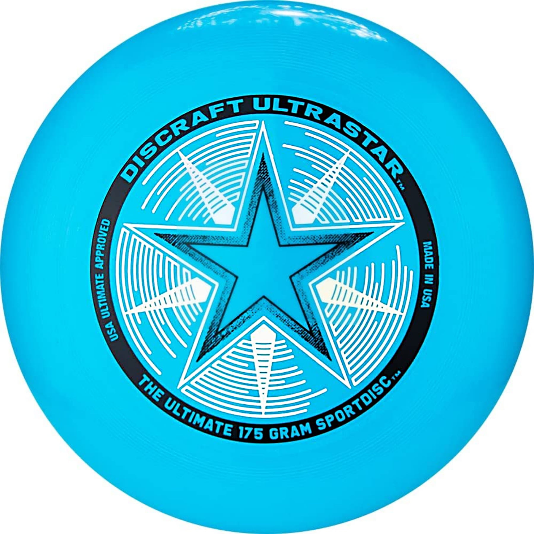 Discraft Sports Flying Ultra-Star 175g Ultimate Frisbee Disc - Cobalt ...