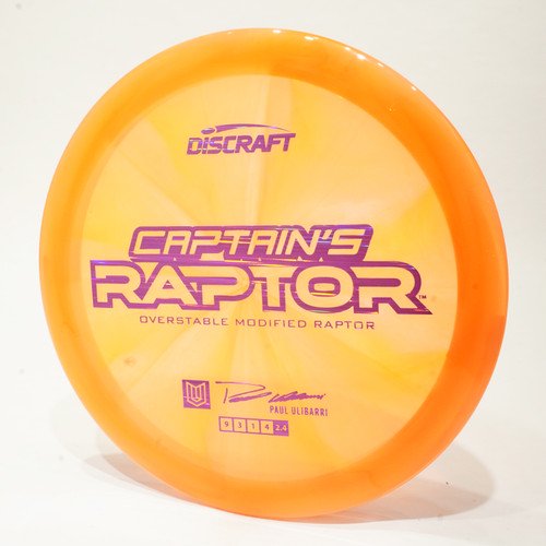Discraft Z Captain's Raptor 2025 Ulibarri Signature Model Disc Golf ...