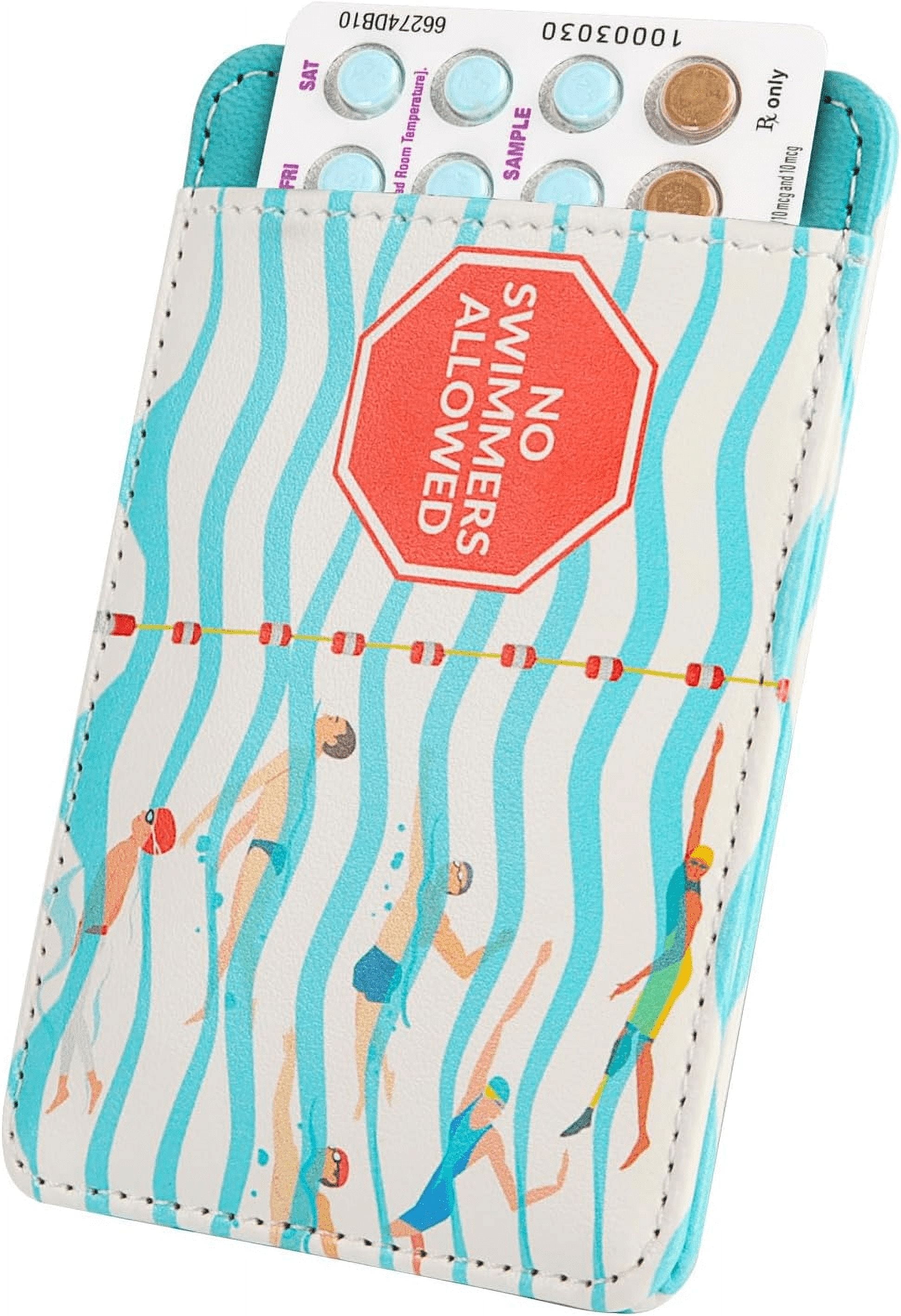 Discreet Birth Control Pill Case Holder Sleeve 4.4 x 3 Inch - Fits All ...