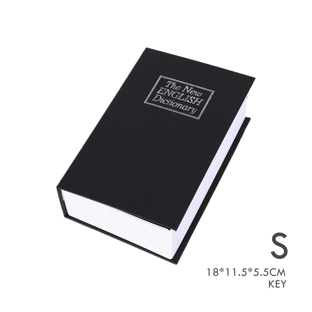 Discreet Book Safe Box with Lock - Secret Storage for Valuables, Cash ...