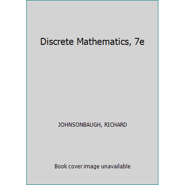 Pre-Owned Discrete Mathematics by Richard Johnsonbaugh - Walmart.com