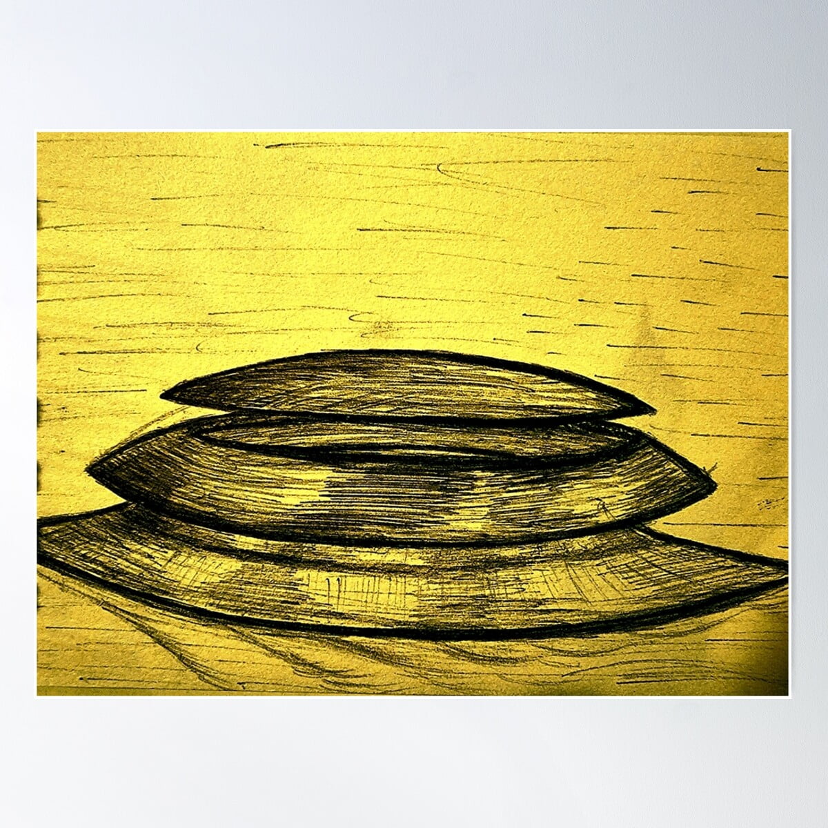 Discs Poster Wall Art, Modern Wall Decor For Living Room Bedroom, 16x24 ...