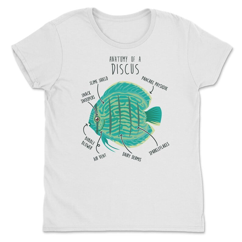 Discus Fish T-shirt, Aquarium Lover Gift, Tropical Fish Keeping Tee ...